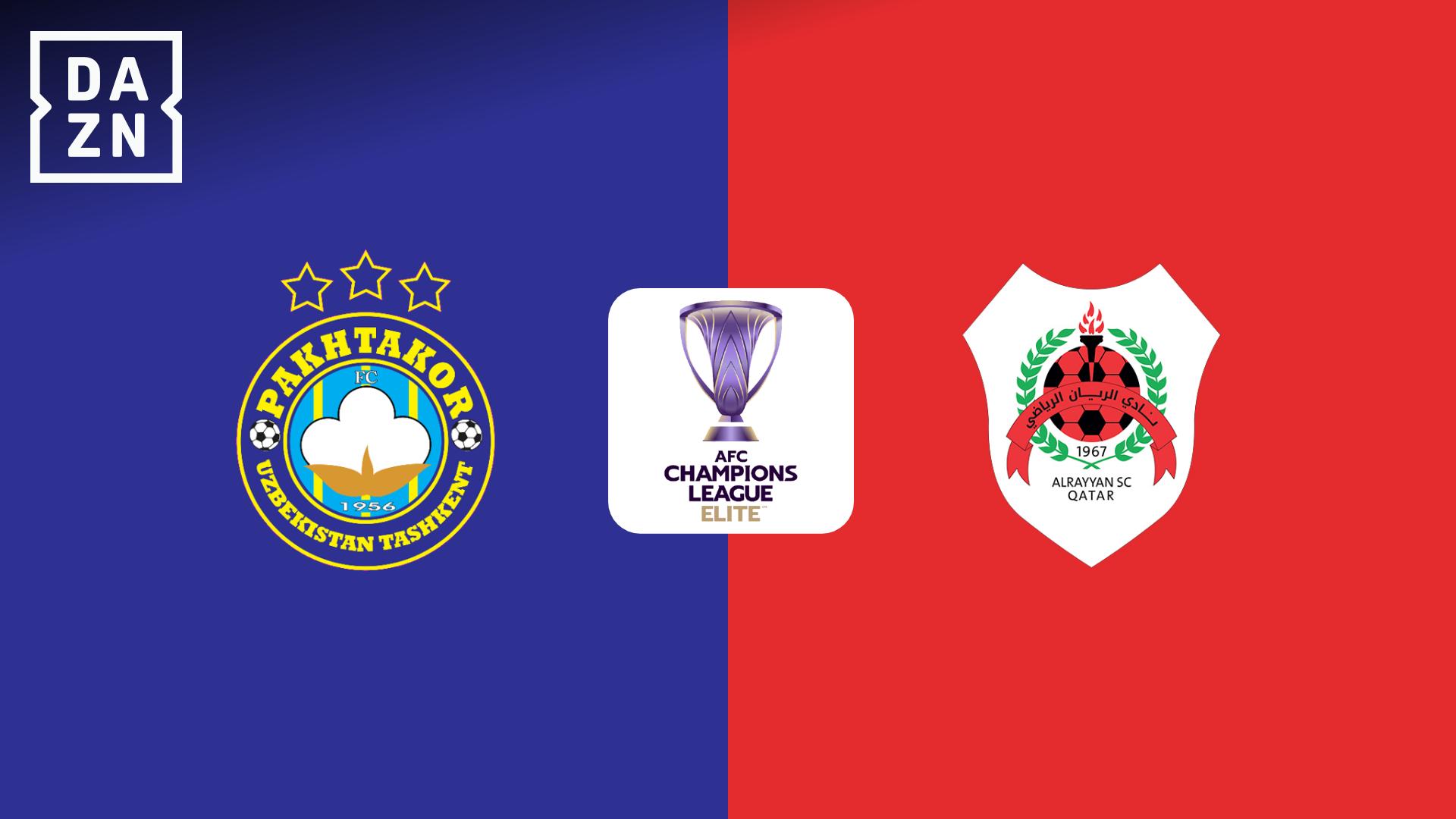 パフタコール vs アル・ラーヤン : 第4節 【AFCチャンピオンズリーグ】 | 新しい未来のテレビ | ABEMA