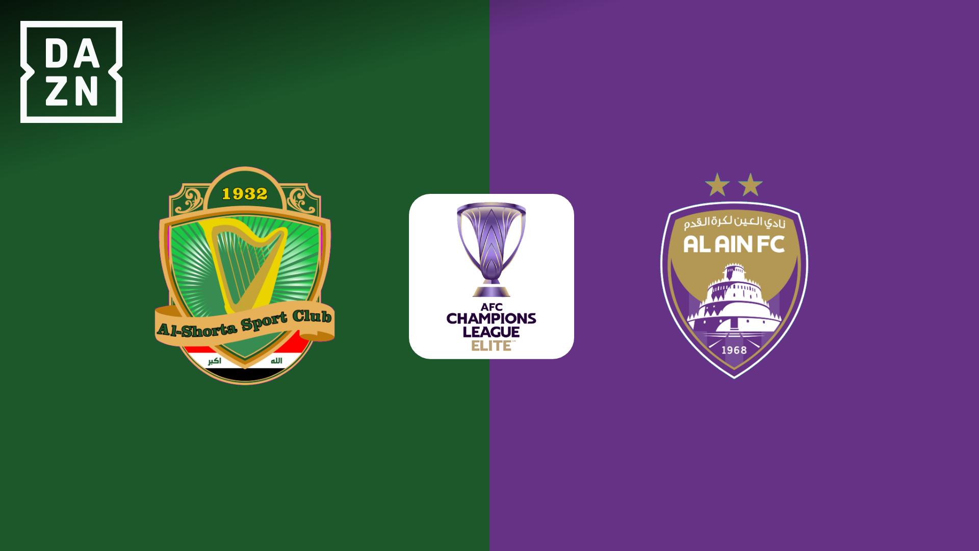 アル・ショルタ vs アル・アイン : 第8節 【AFCチャンピオンズリーグエリート】 | 新しい未来のテレビ | ABEMA