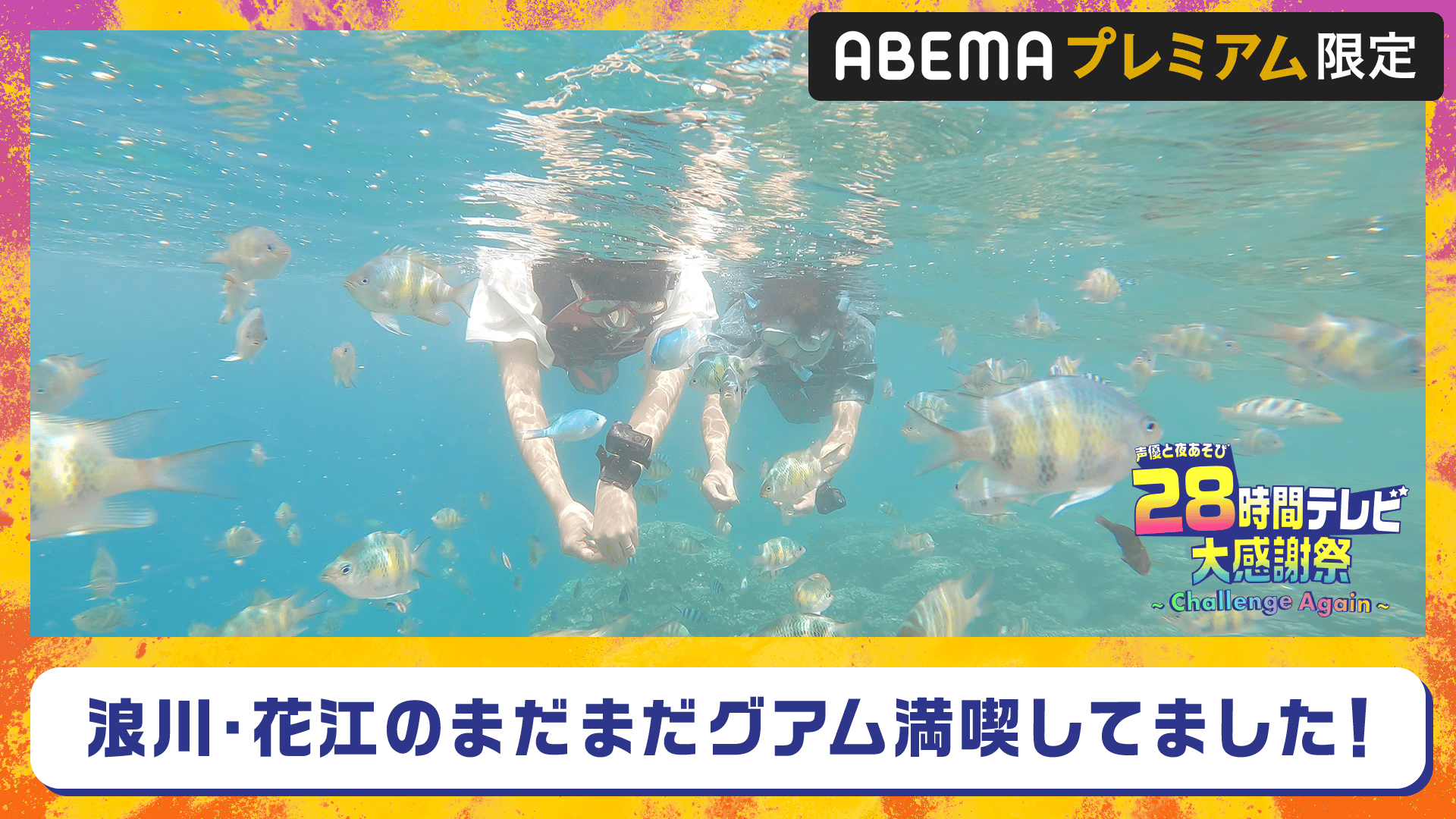 声優と夜あそび28時間テレビ 大感謝祭 ~Challenge Again~ - シーズン1 - 浪川・花江のまだまだグアム満喫してました！ (アニメ) | 無料動画・見逃し配信を見るなら ...