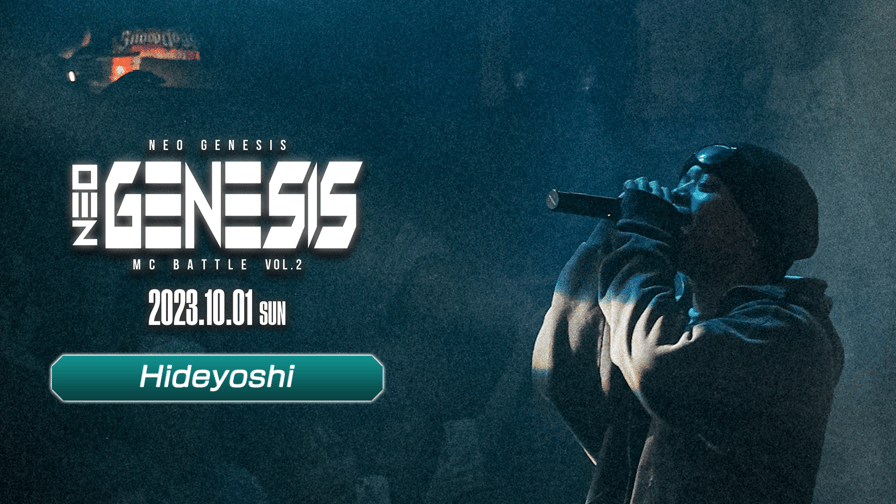 NEO GENESIS - 2023.10/1 at.HARLEM - 【GUEST LIVE】hideyoshi (HIPHOP) | 無料 ...