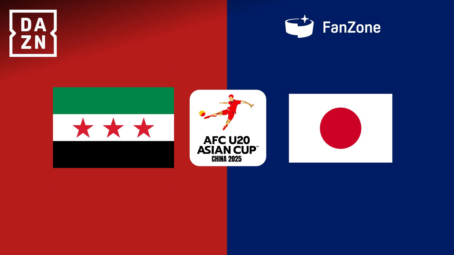 シリア vs 日本 : グループD 第2節 【AFC U20 アジアカップ】 | 新しい未来のテレビ | ABEMA